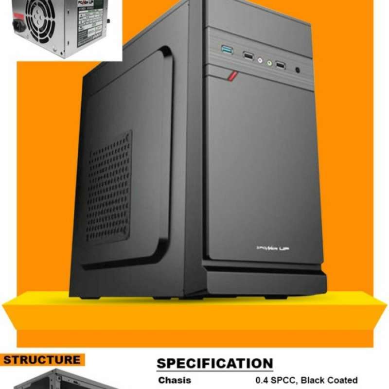 Promo Casing Power Up Micro-atx Aero With Psu 500w Diskon 23% Di Seller ...