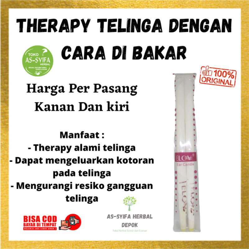 Jual Ear Candle Terapi Telinga | Pembersih Telinga Aromatherapi Di ...
