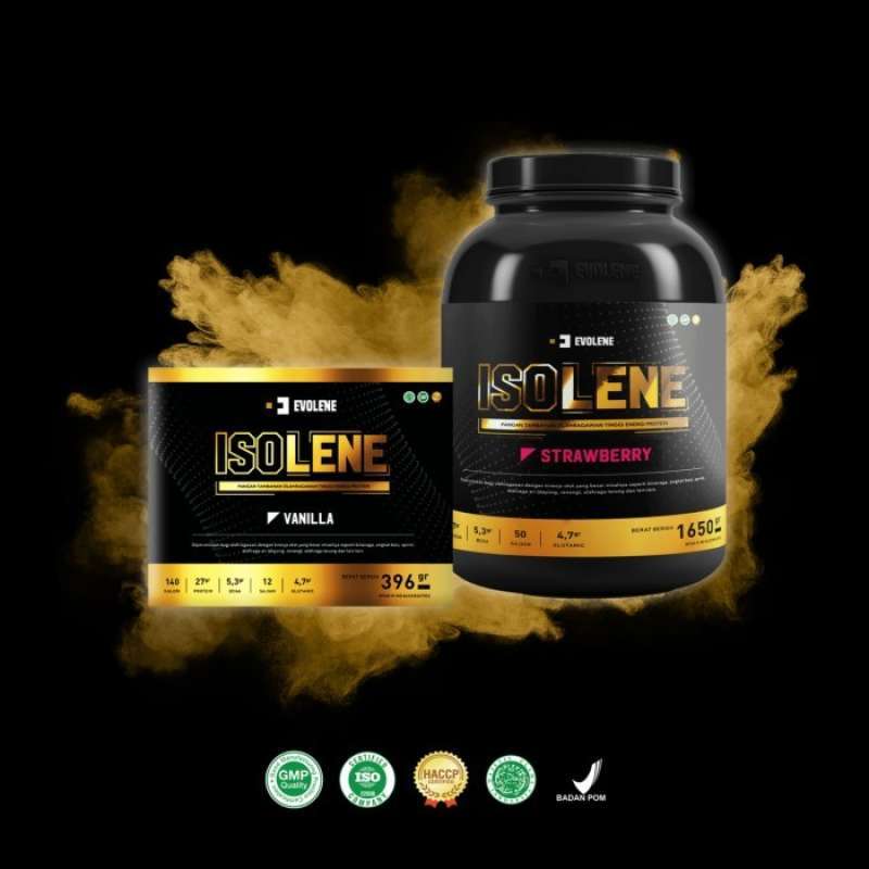 Promo Evolene Isolene Whey Protein Isolate 1650 Gr 50 Sachet Rasa ...
