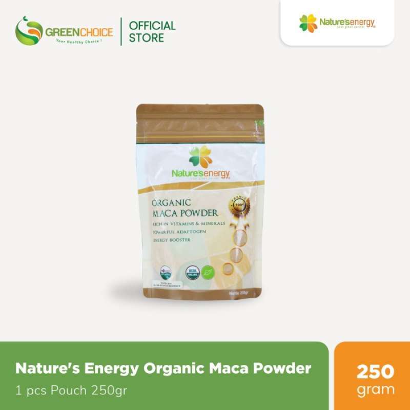 Promo Nature's Energy Organic Maca Powder 250gr Diskon 33% Di Seller ...