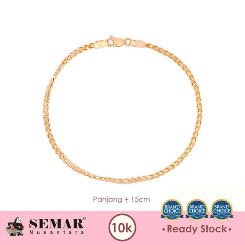Jual Gelang Emas Rantai Sarah Gold 10k Semar Nusantara Di Seller Zenin ...
