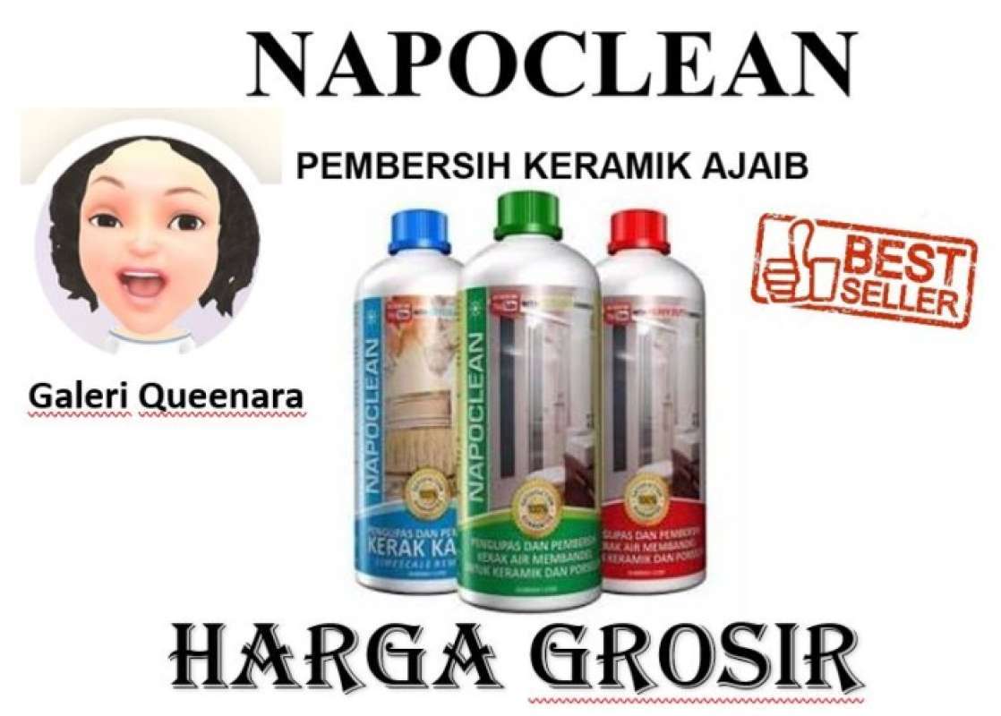 Jual Napoclean 1liter Ready Stock Heavy Duty (merah) Dan Strong (hijau ...