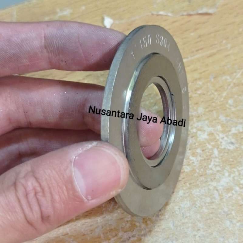 Promo Swg Ansi # 150 Stainless Ss 304 1 Inchi - Spiral Wound Gasket Ss ...