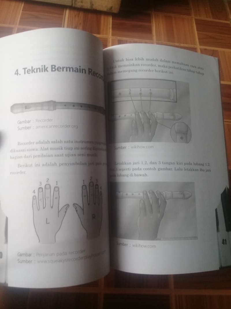 Promo Ori Buku Panduan Cara Memainkan Pianika Dan Recorder Diskon 26% ...