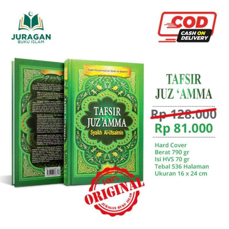 Promo Ori Tafsir Juz Amma Syaikh Al Utsaimin - Darul Falah Diskon 26% ... Promo Ori Tafsir Juz Amma Syaikh Al Utsaimin - Darul Falah Diskon 26% ...