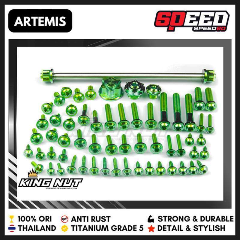Jual Baut Full Set Mesin Honda Tiger Baut Titanium Grade 5 Probolt ...