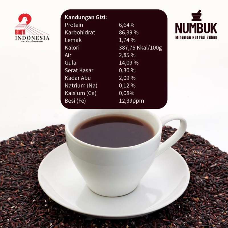 Jual Numbuk Beras Hitam Organik X Gula Kelapa Organik (400g) Di Seller Numbuk & Widji - Ledok ...