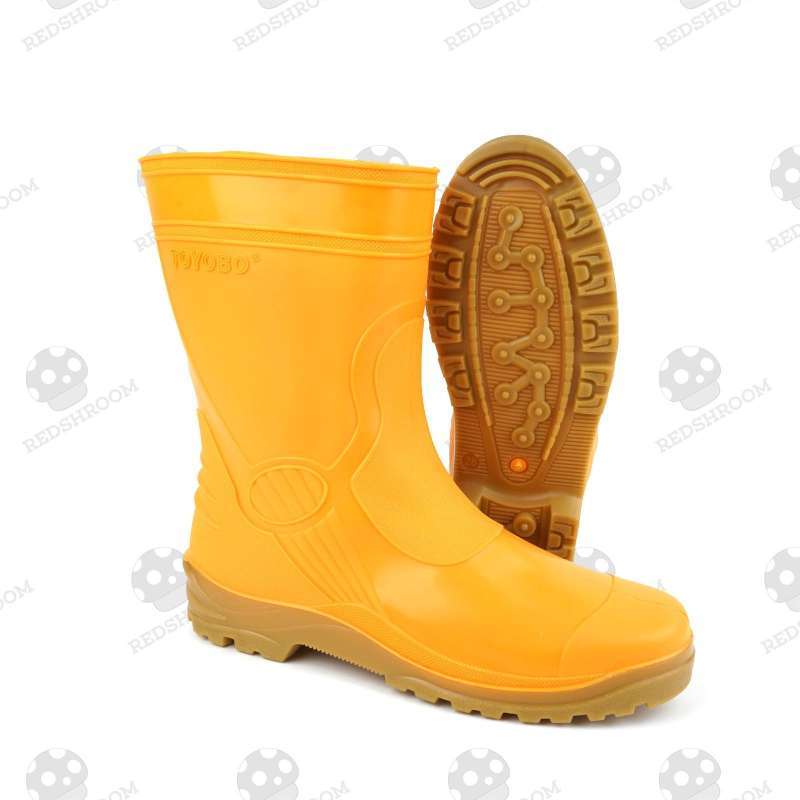 Jual Sepatu Boots Pendek Toyobo 1688 Kuning Karet Lokal Anti Air Slip ...
