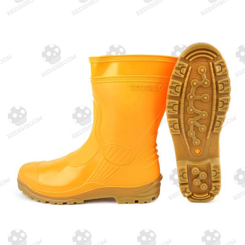Jual Sepatu Boots Pendek Toyobo 1688 Kuning Karet Lokal Anti Air Slip ...