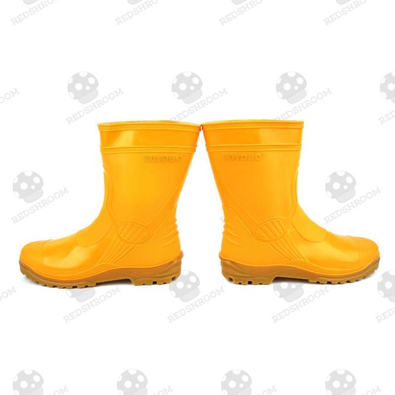 Jual Sepatu Boots Pendek Toyobo 1688 Kuning Karet Lokal Anti Air Slip ...