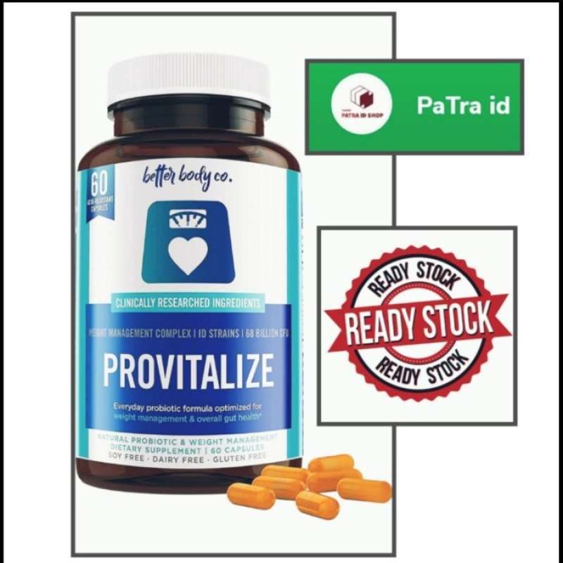 Promo Better Body Co. Provitalize100% Natural & Unique Probiotic ...