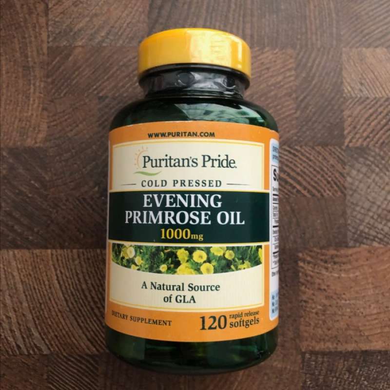Promo Puritan's Pride Evening Primrose Oil 1000 Mg 120 Softgels ...