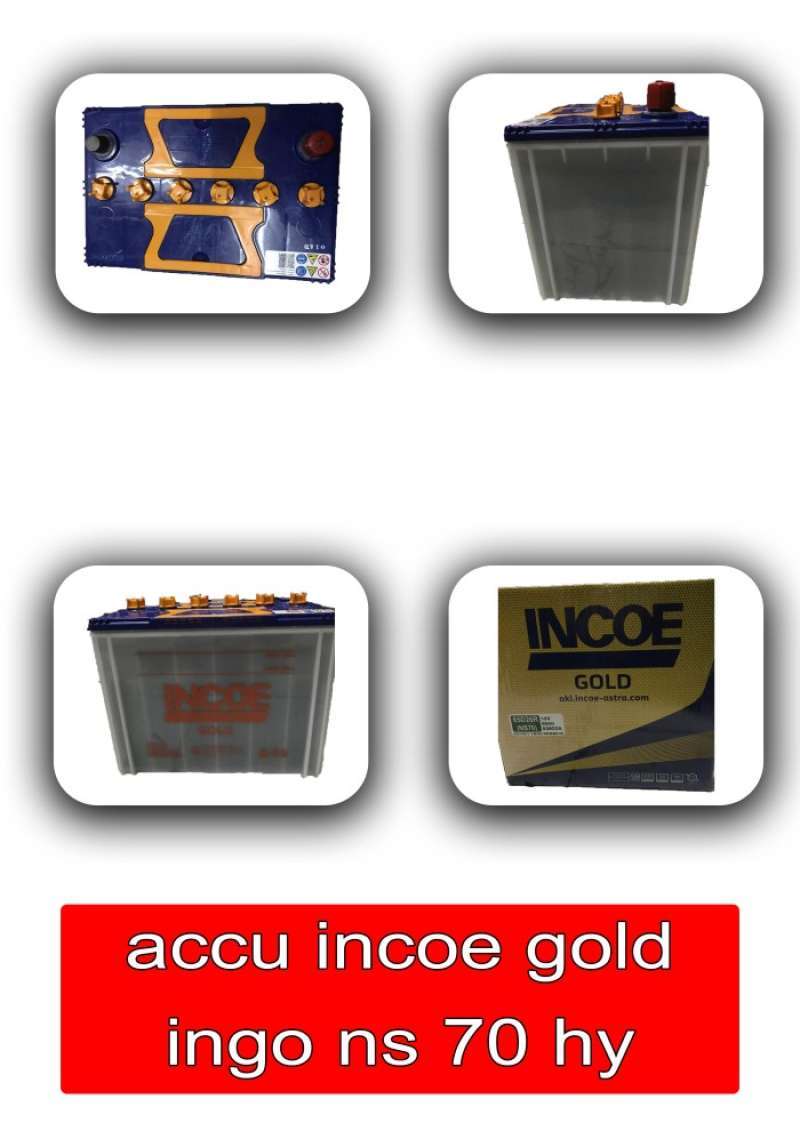 Promo Accu Incoe Gold Ingo Ns 70 Hy 67709 Diskon 23% Di Seller Zuka ...