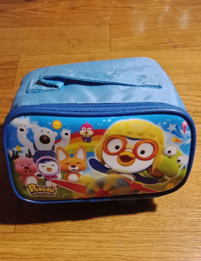 Promo Korea Lunch Box Pororo Set2 + Bag Stainless Ready Stock!!! Diskon ...