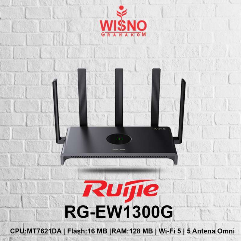 Jual Ruijie Rg-ew1300g 1300m Dual-band Gigabit Wireless Router Di Seller Wisno Grahakom Official ...
