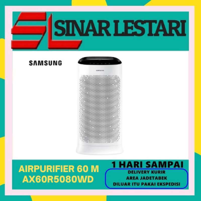 Promo Air Purifier Samsung Ax60r5080wd 60 M With 3 Airflow Low Noise ...