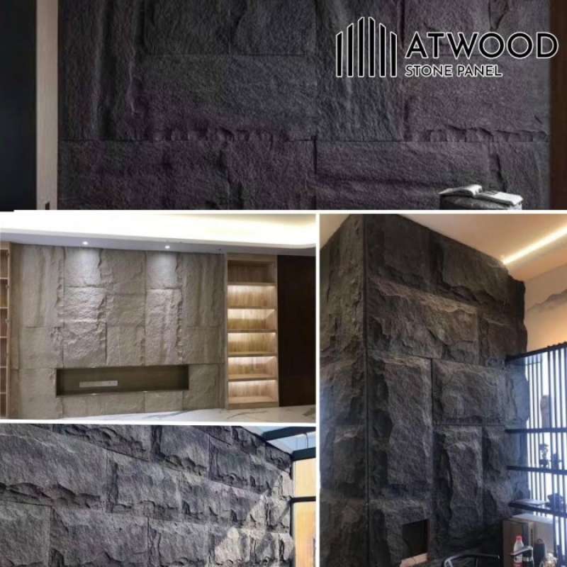 Jual Wall Stone Panel Dinding 3d Batu Alam Wallpanel Di Seller ...