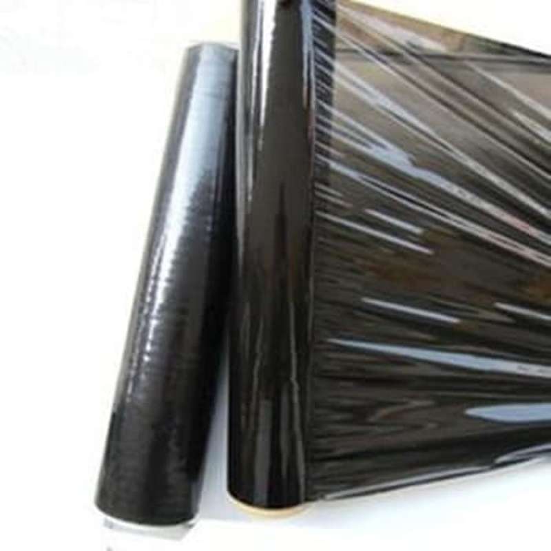Promo 50cm X 180mtr Plastik Wrapping Wrap Stretch Film Hitam Black ...