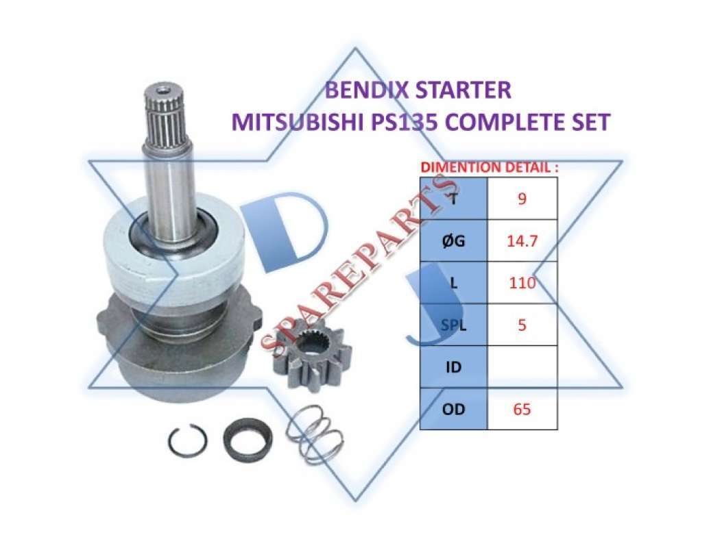 Promo Bendix Starter Komplit Complete Ps135 Diskon 23% Di Seller Rakki ...