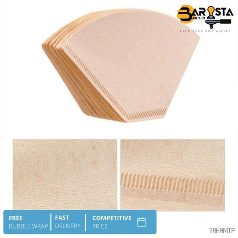 Promo Kertas Filter Saringan Kopi V60 Drip Coffee Flat Bottom 100pc ...