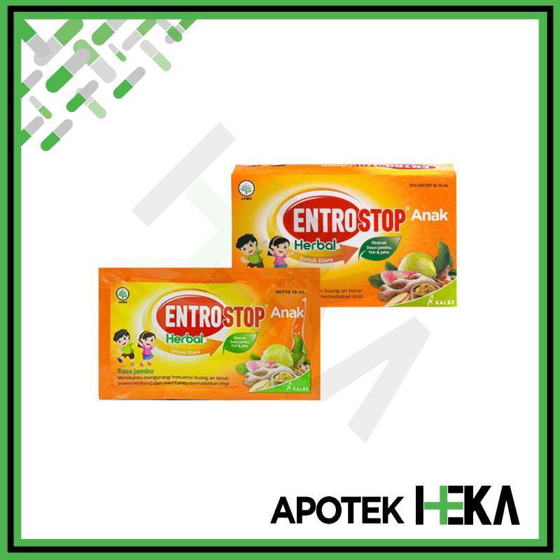 Jual Entrostop Herbal Anak 10ml Box 6 Sachet - Obat Diare Di Seller ...