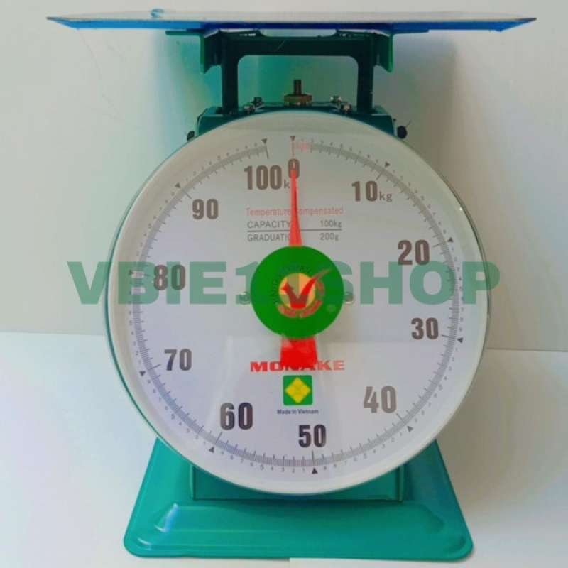 Promo Timbangan Jarum/analog/duduk/buah/barang/kargo 100kg Monake Nhno Hoa Diskon 23% Di Seller ...