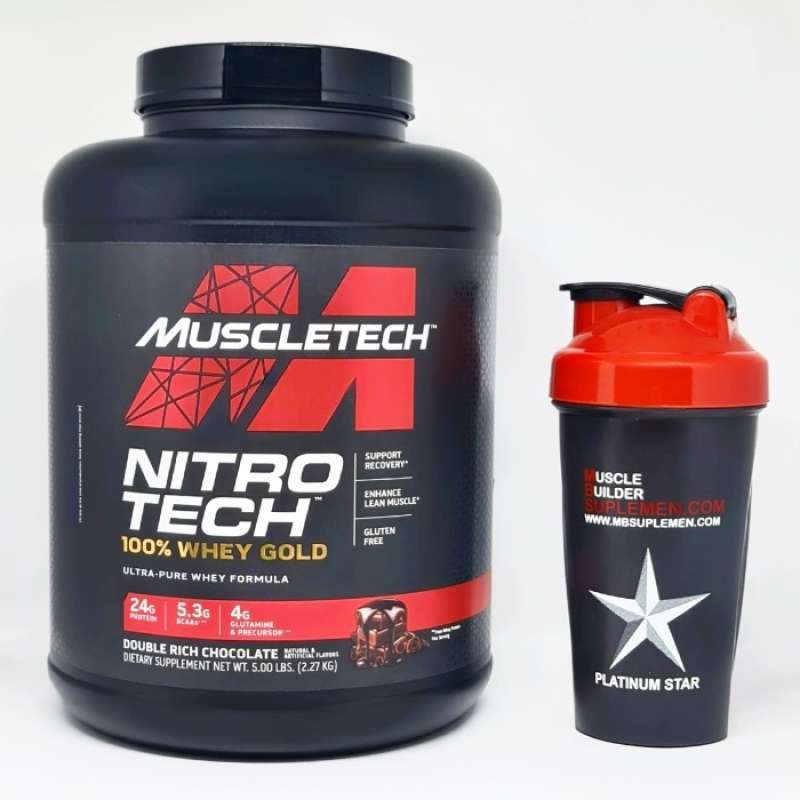 Promo Muscletech Nitrotech Whey Gold 5,5 Lbs Nitro Tech 5.5 Lb 5,5lb 5 ...