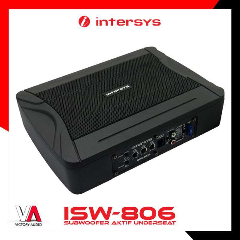 Promo Subwoofer Aktif Bass Kolong Intersys Isw-806 6 Inch X 8 Inch ...