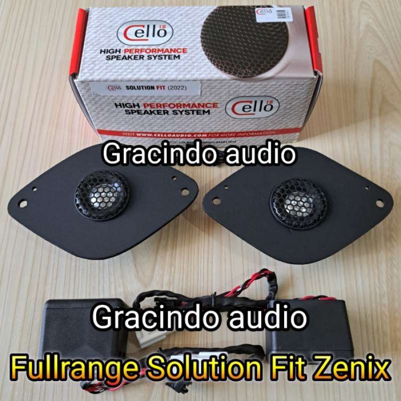 Promo Tweeter Fullrange Cello Solution Fit Plug N Play Toyota Innova ...