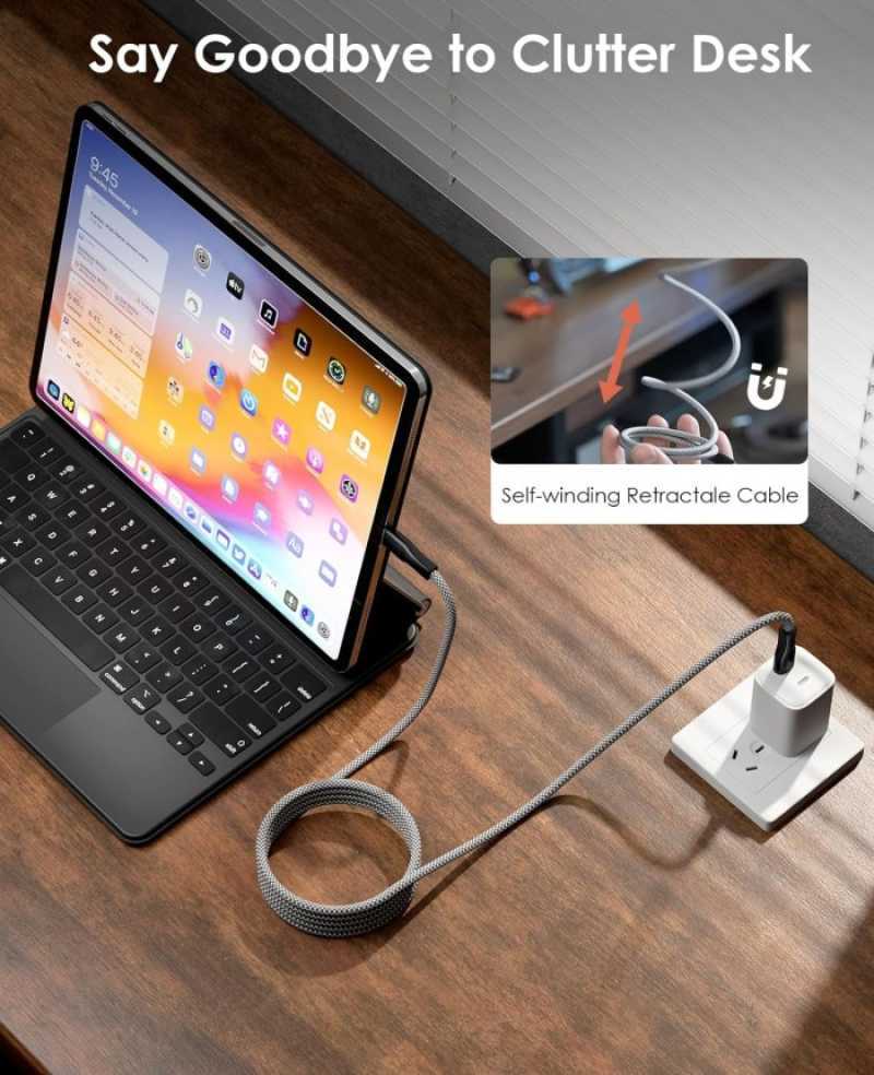 Promo Magic Full Line Magnetic Usb C Kable Data Lightning To Type C 65w ...