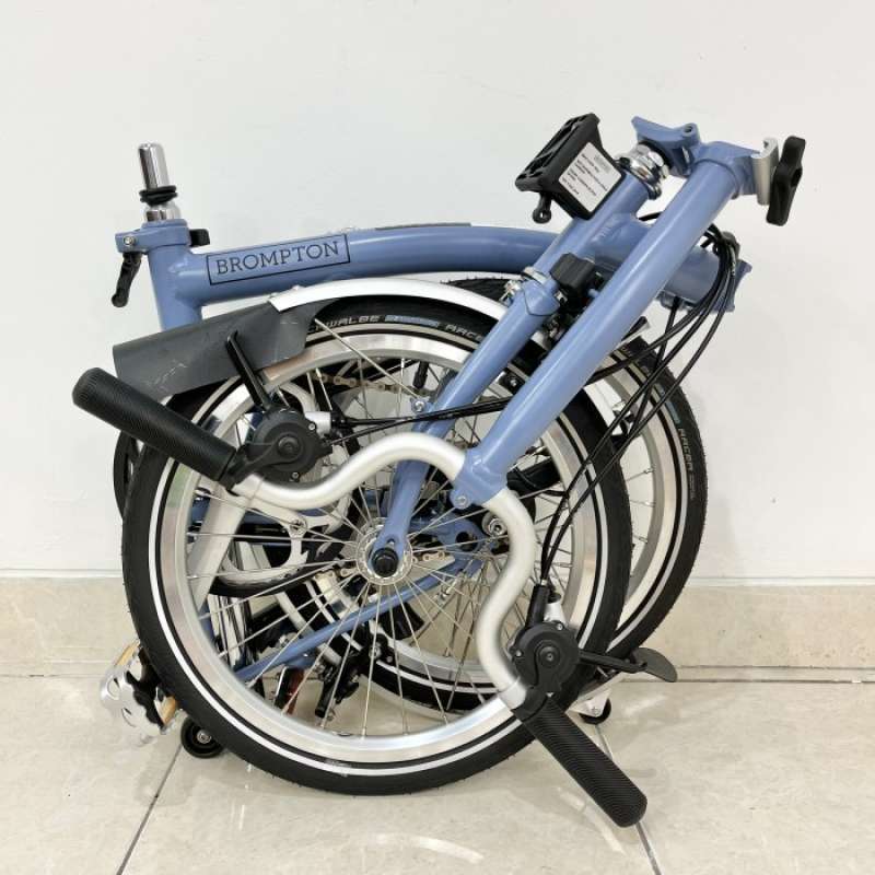 Promo Sepeda Lipat Brompton M6l Warna Cloud Blue Diskon 33% Di Seller ...