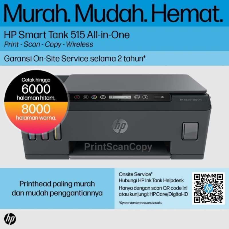 Promo Printer Hp Smart Tank 515 Wireless All In One Diskon 33% Di ...
