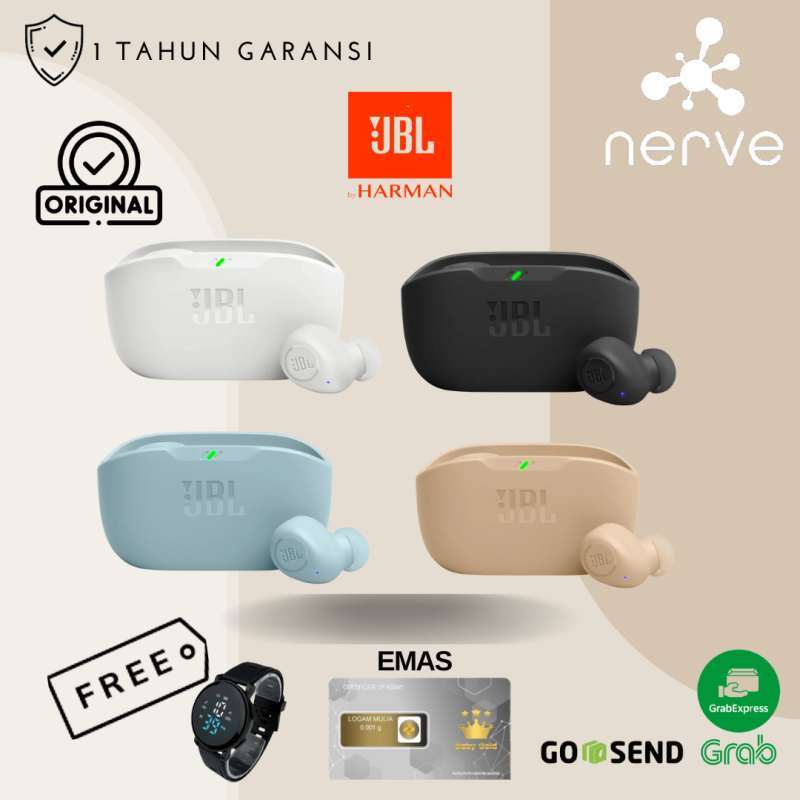 Jual Jbl Wave Buds Tws True Wireless Bluetooth Earbuds Earphone - Mint ...
