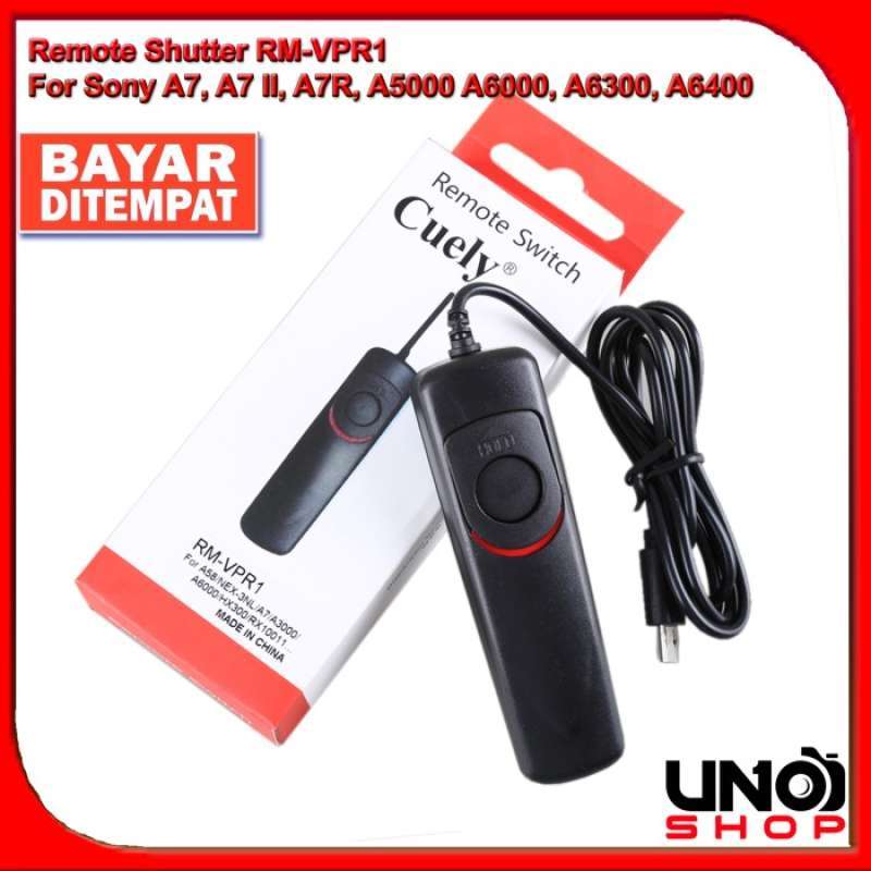 Jual Cuely Remote Shutter Rm-vpr1 For Sony A6000 A6400 A5000 A3000 A7s ...
