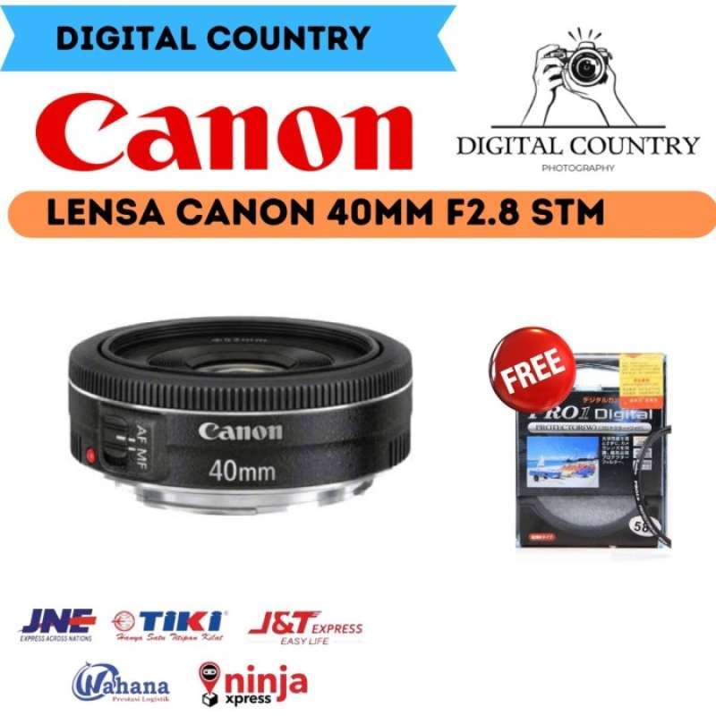 Promo Lensa Canon Ef 40mm F2.8 Stm - Canon Ef 40mm F2.8 Stm Diskon 23% Di Seller Guinevere Store ...
