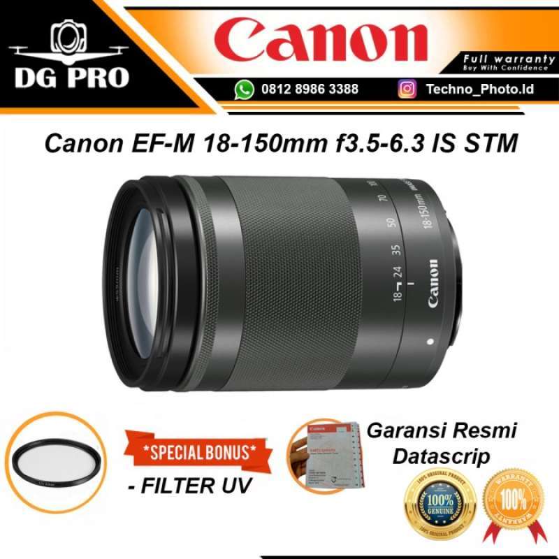 Promo Canon Ef-m 18-150mm Is Stm Lensa Kamera Mirrorless Tele Photo ...