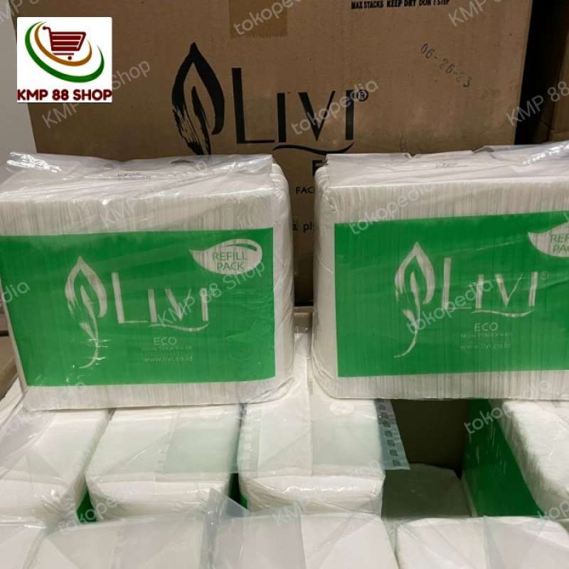 Promo Tissue Livi Eco Facial Refill 600 Sheet ( 1 Dus Isi 24 Pak ...