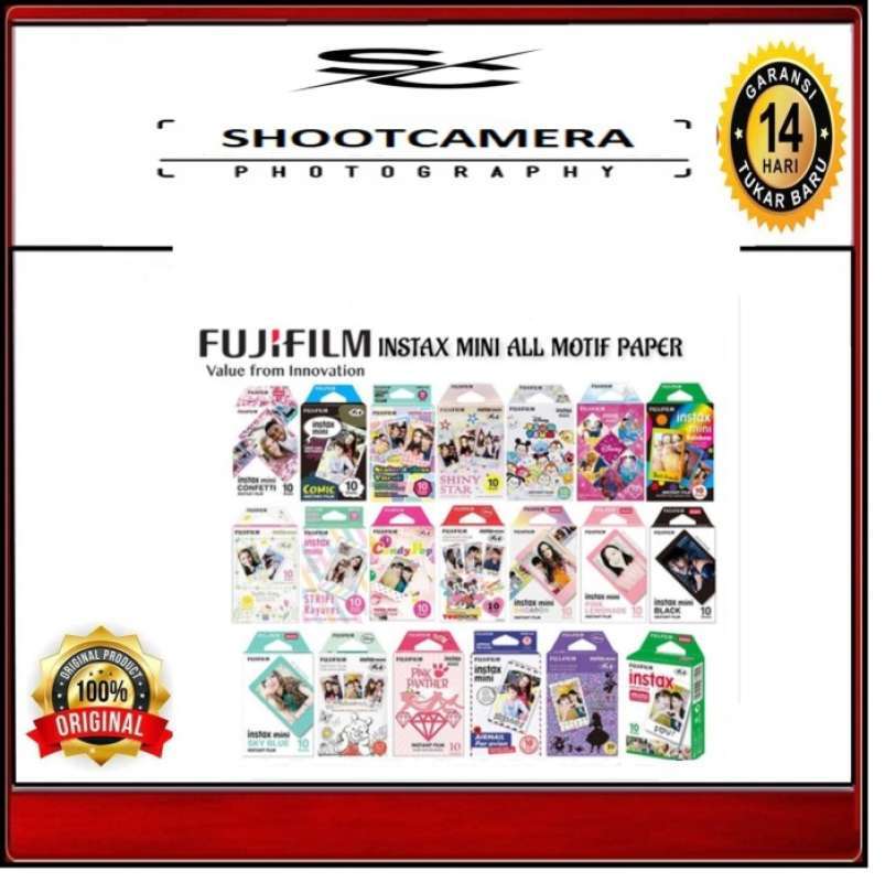 Jual Paper Fujifilm Instax Refill Motif Dan Character - Rain Bow Di ...
