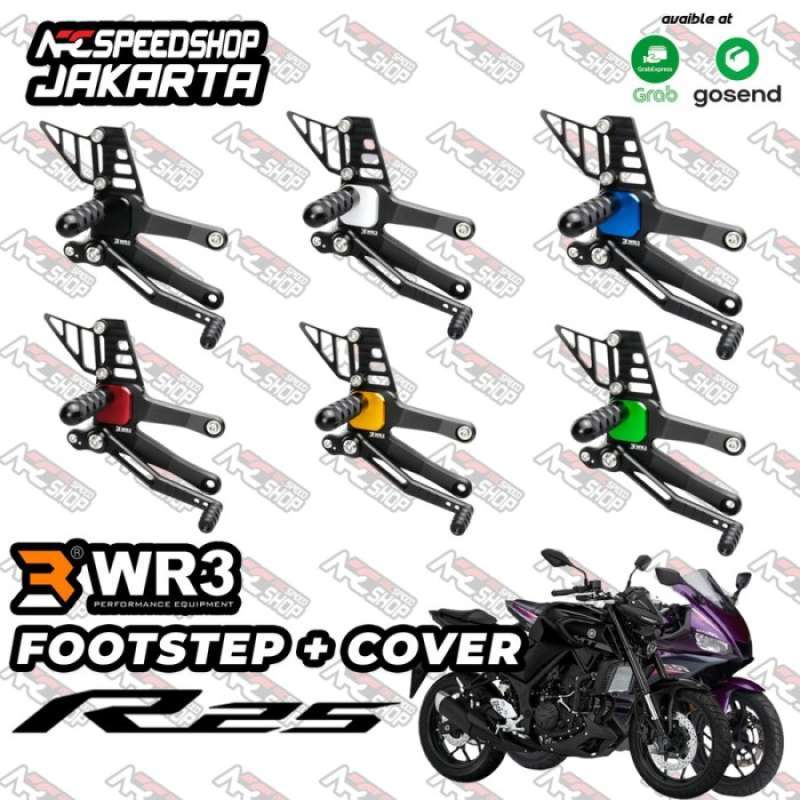 Promo Footstep / Foot Step Racing Wr3 V-series Yamaha R25 Black / Red ...