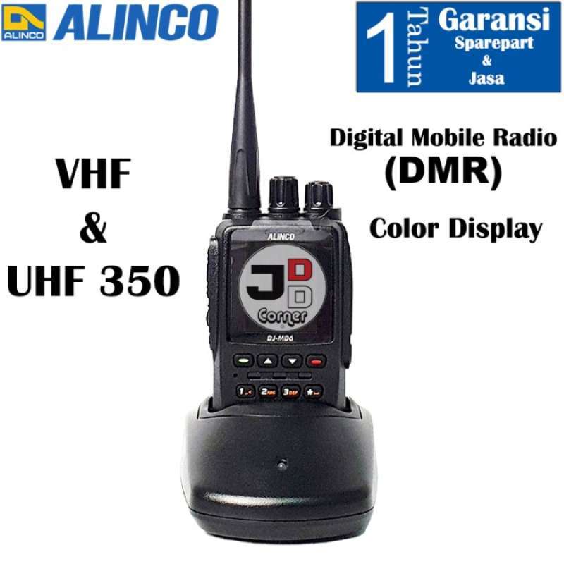 Promo Ht Alinco Dj-md6 Digital Dual Band Vhf & Uhf 350 Ori Djmd6 Dj Md6 Dmr Diskon 33% Di Seller ...