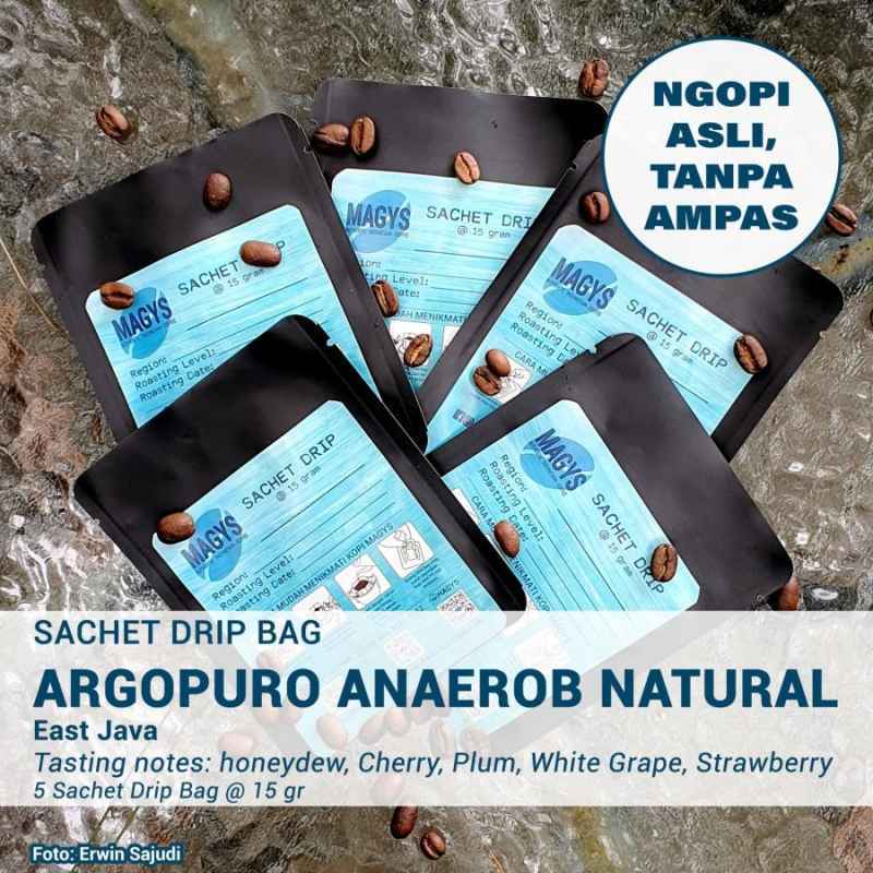 Jual Sachet Drip Bag Arabika Argopuro Anaerob Natural Arabica Coffee ...