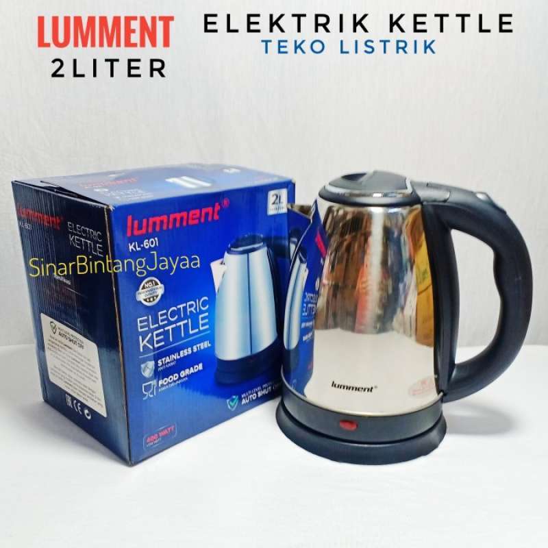 Jual Lumment Kettle Elektrik 2l Kl601 / Teko Listrik Lumment 2 Liter ...