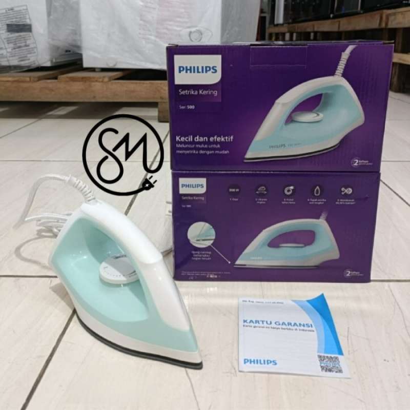 Jual Setrika Philips Dst0510 Dry Iron Dst-0510 Gosokan Seri 500 Di ...