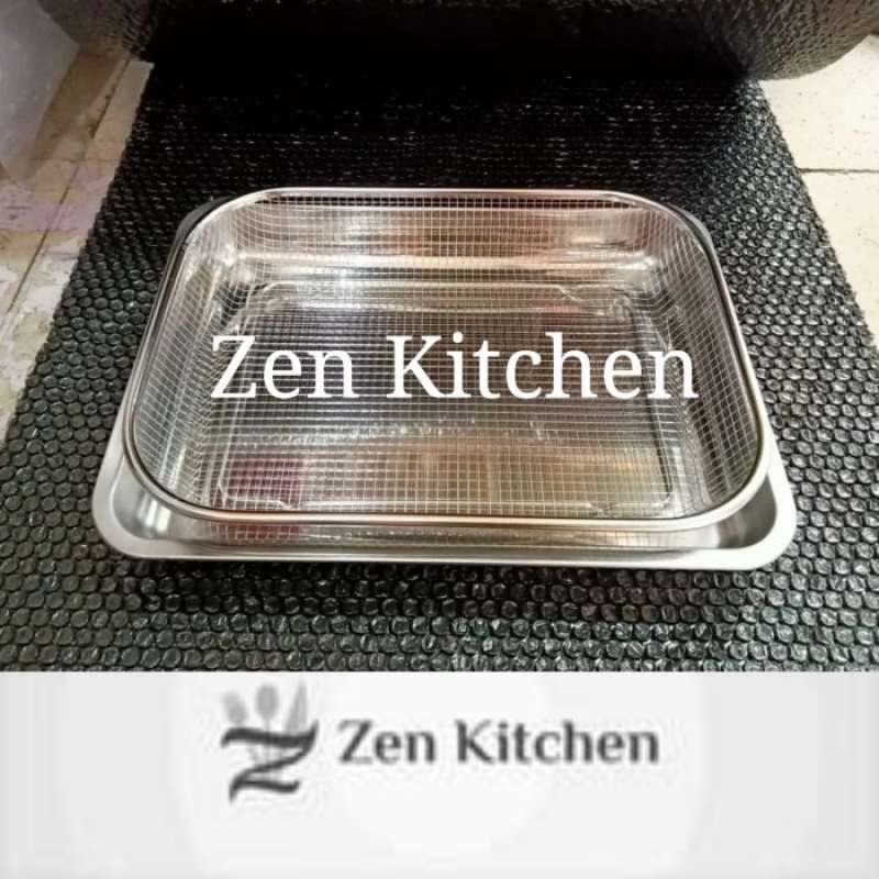 Promo Keranjang Peniris Minyak Cooling Tray Stainless Large Diskon 33% ...