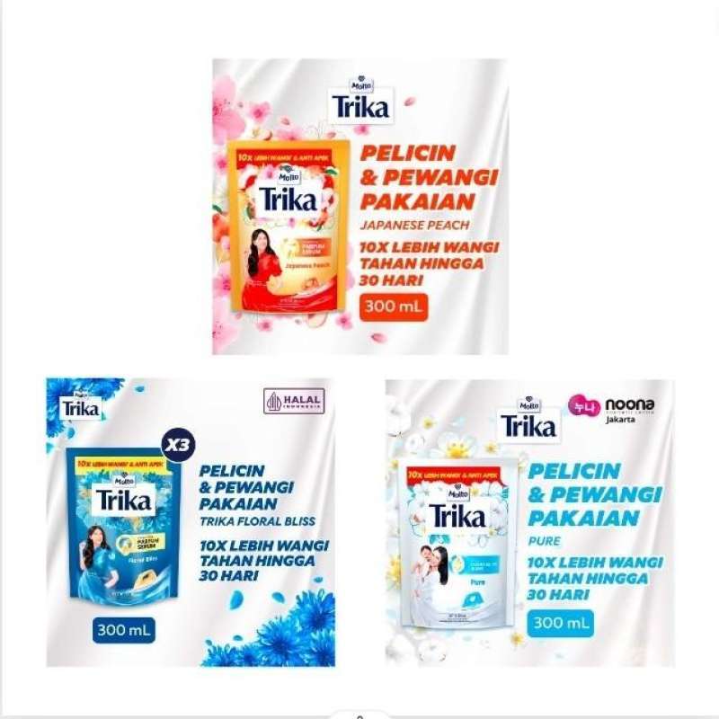 Jual Molto Trika Pelicin Dan Pewangi Pakaian / Baju 400 Ml - Japanese ...