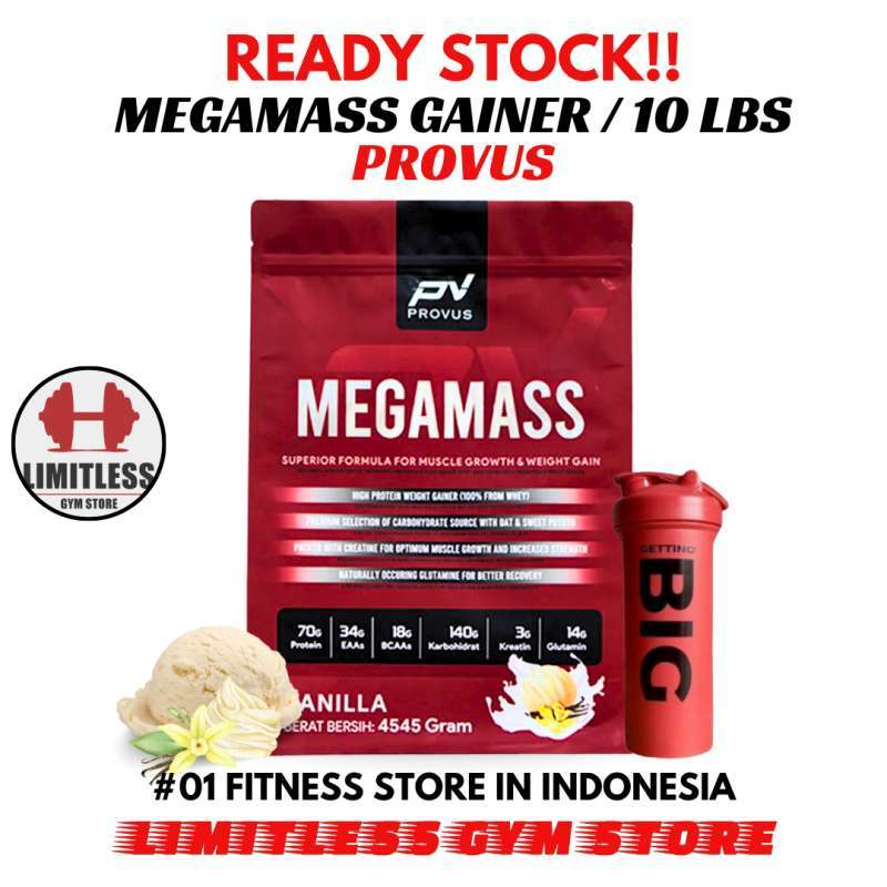 Jual Provus Mega Mass 10 Lb - 20 Serving Weight Gainer Penambah Berat ...