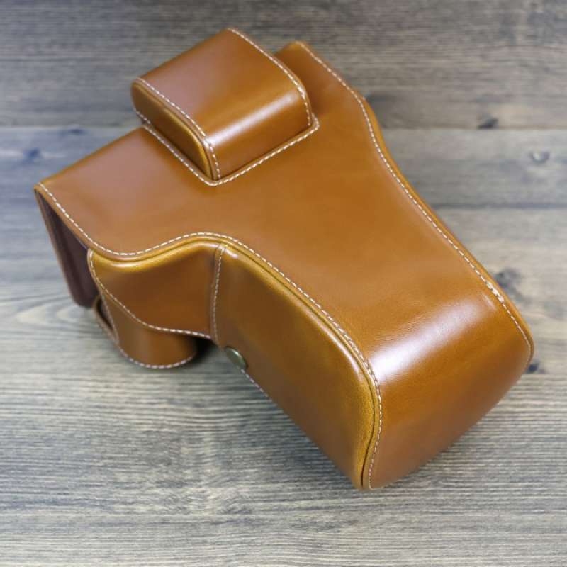 Jual Full Leather Cover Fujifilm Xt5 Case Fuji X-t5 Coverage - Brown Di ...