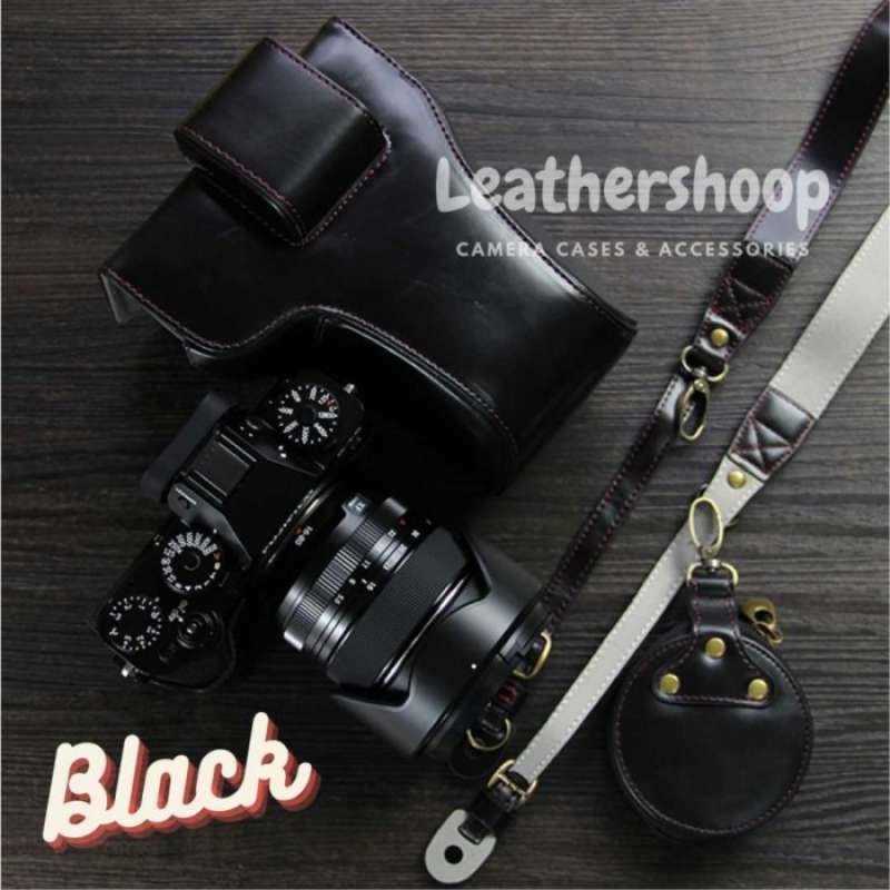 Jual Full Leather Cover Fujifilm Xt5 Case Fuji X-t5 Coverage - Brown Di ...