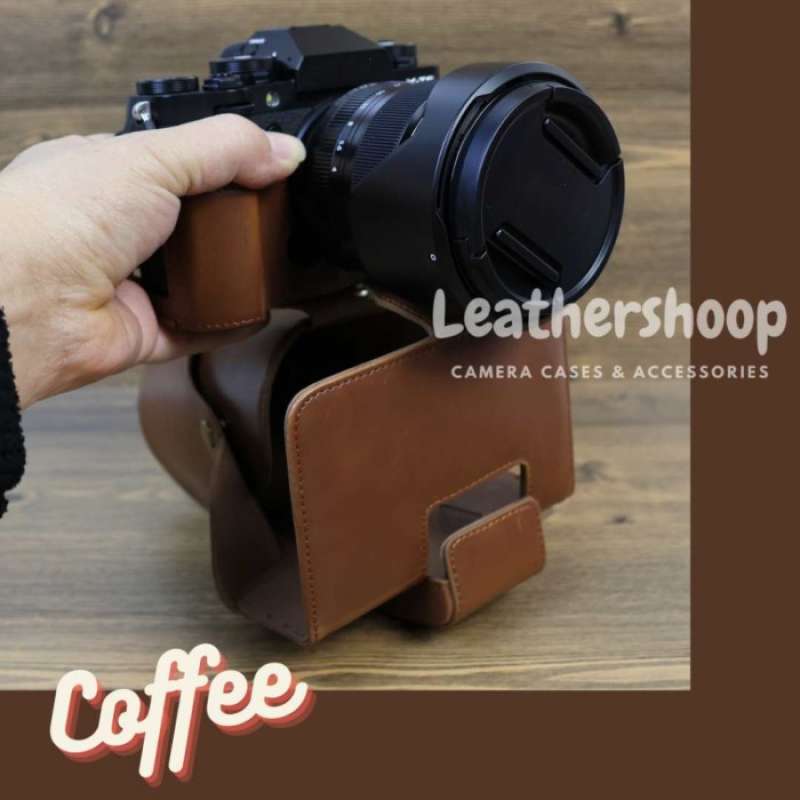 Jual Full Leather Cover Fujifilm Xt5 Case Fuji X-t5 Coverage - Brown Di ...