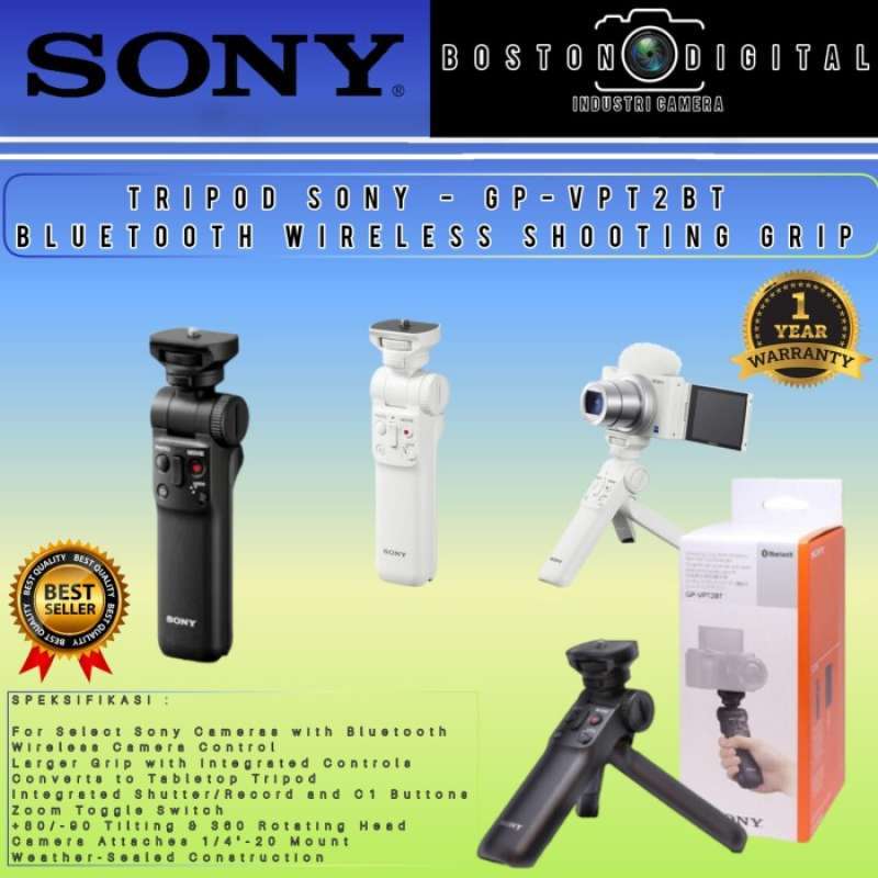 Jual Sony Gp-vpt2bt Wireless Shooting Grip Vlogging / Sony Gp-vpt2bt Di ...